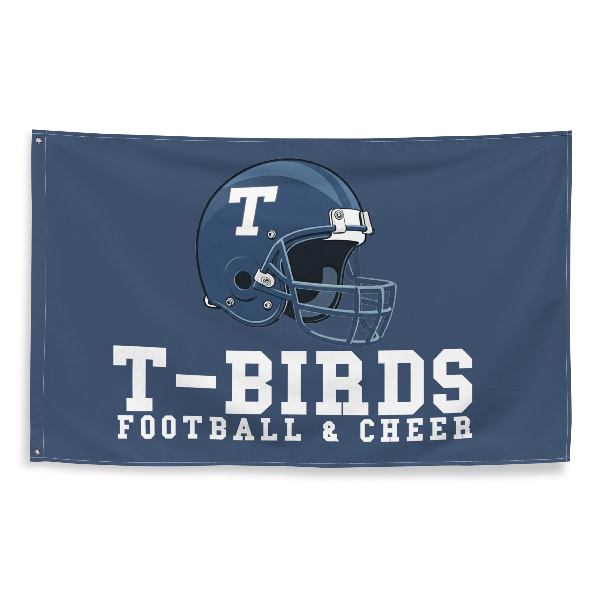 T-Birds Football & Cheer Vintage Helmet Flag (Single Sided) – San Ramon ...