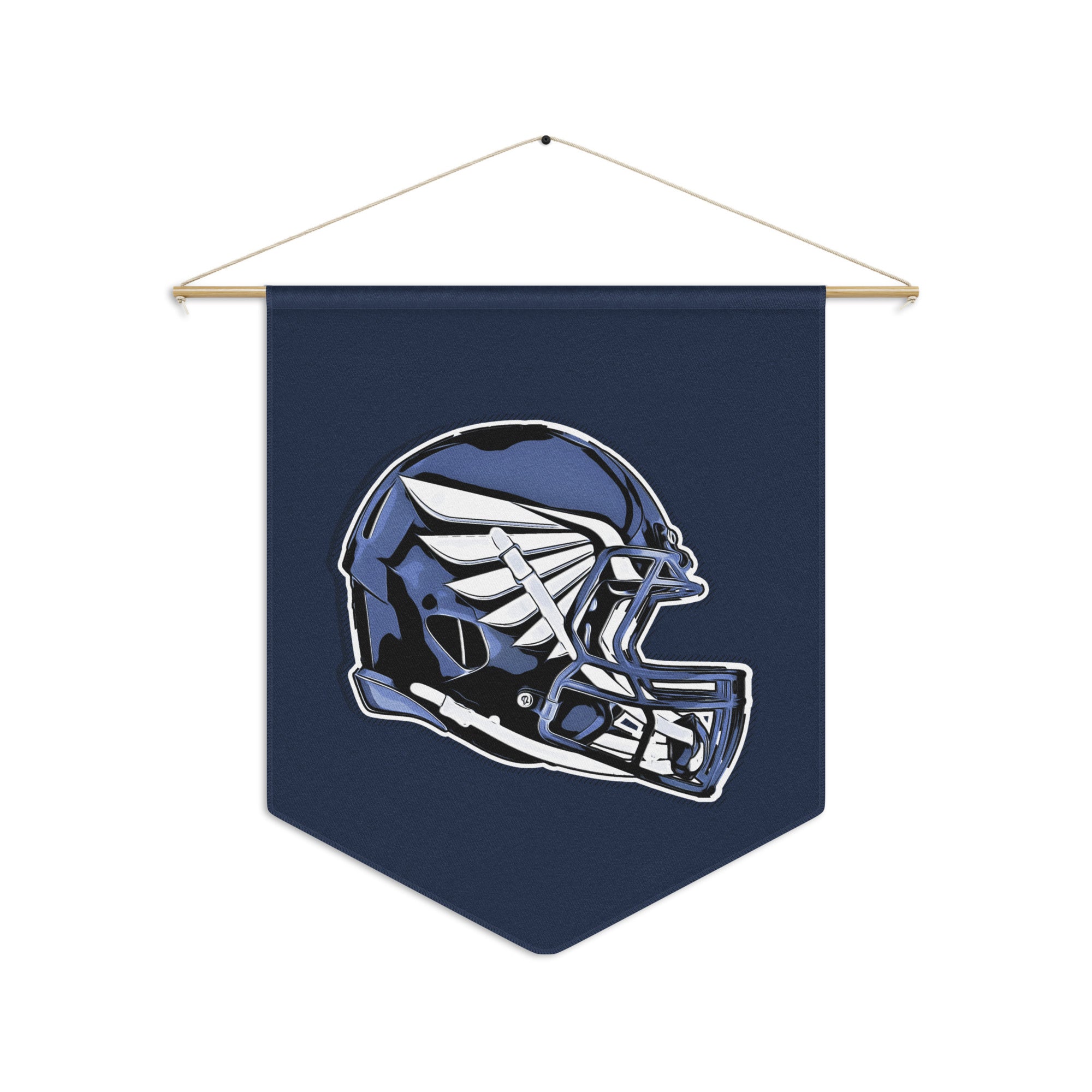 T-Birds Winged Helmet Pennant Banner (Single Sided) – San Ramon Valley ...