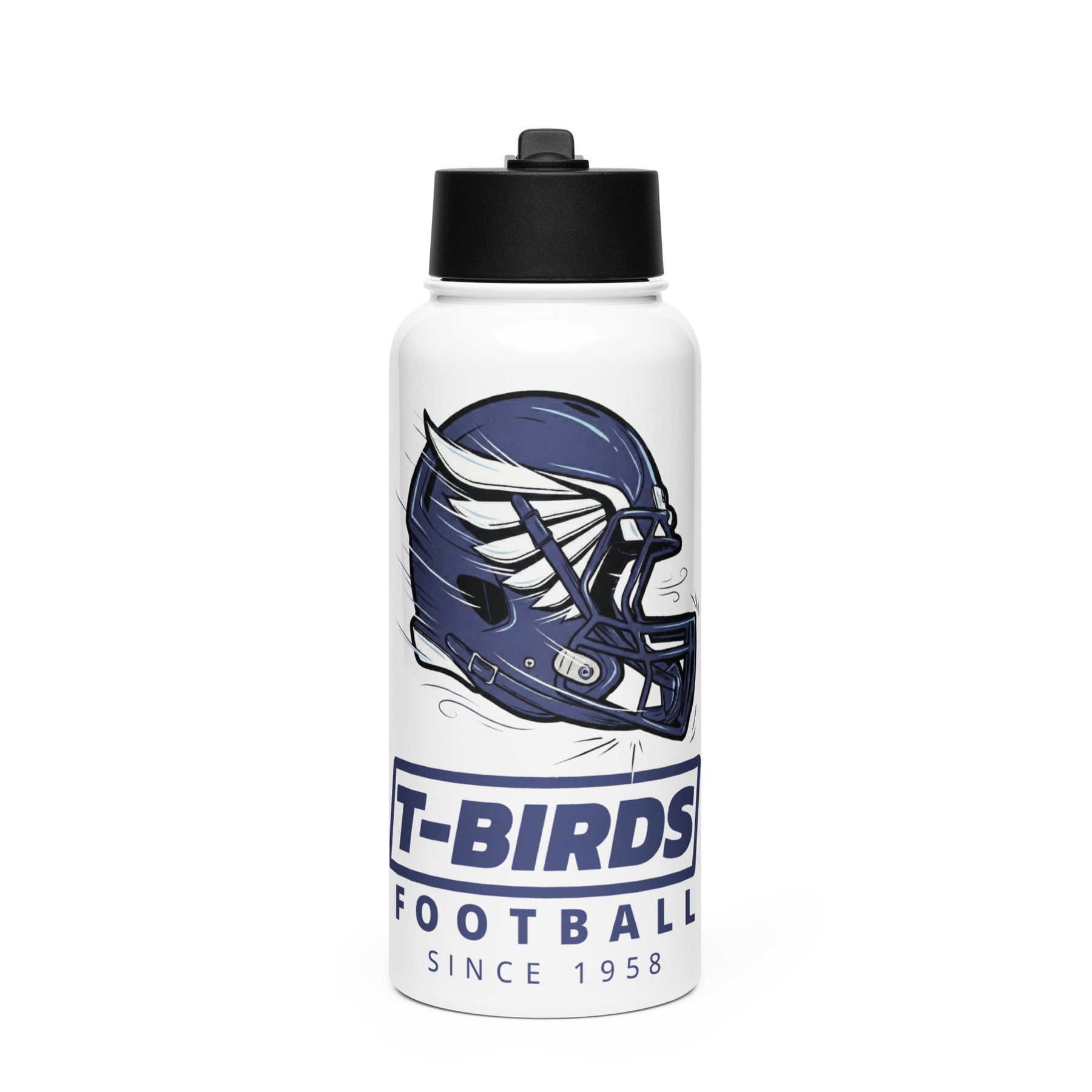 T-Birds Football Helmet Stainless Steel Water Bottle – San Ramon Valley ...