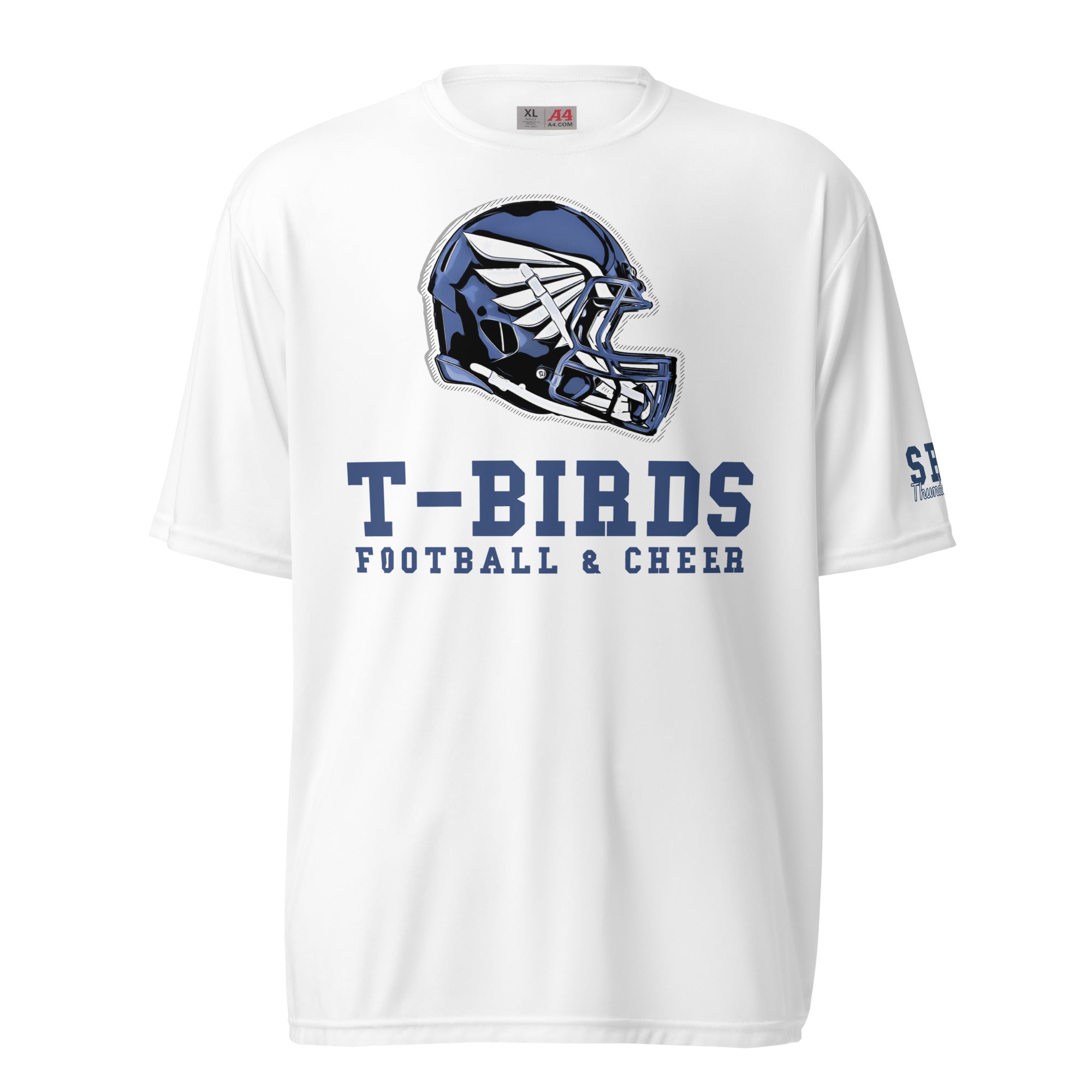 T-Birds Football & Cheer Wings Helmet Unisex Performance T-Shirt – San ...